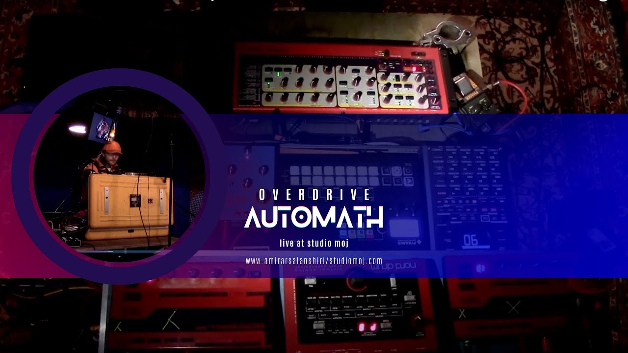 Automath - Overdrive - live at studio moj - YouTube