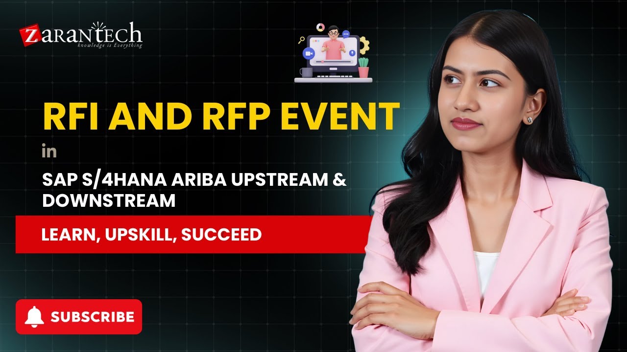 RFI and RFP Event in SAP S/4HANA Ariba Upstream & Downstream ...