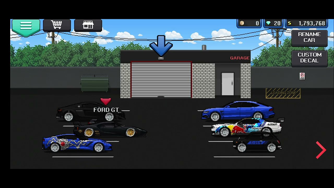 How to make fastest ford gt in pixel car racer - YouTube