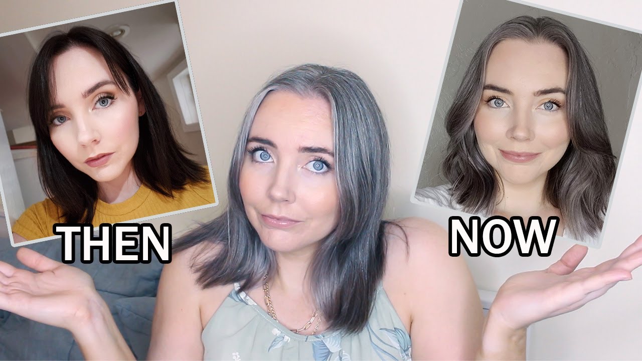 How I *Really* Feel About Going Grey Early + A Life Update - YouTube
