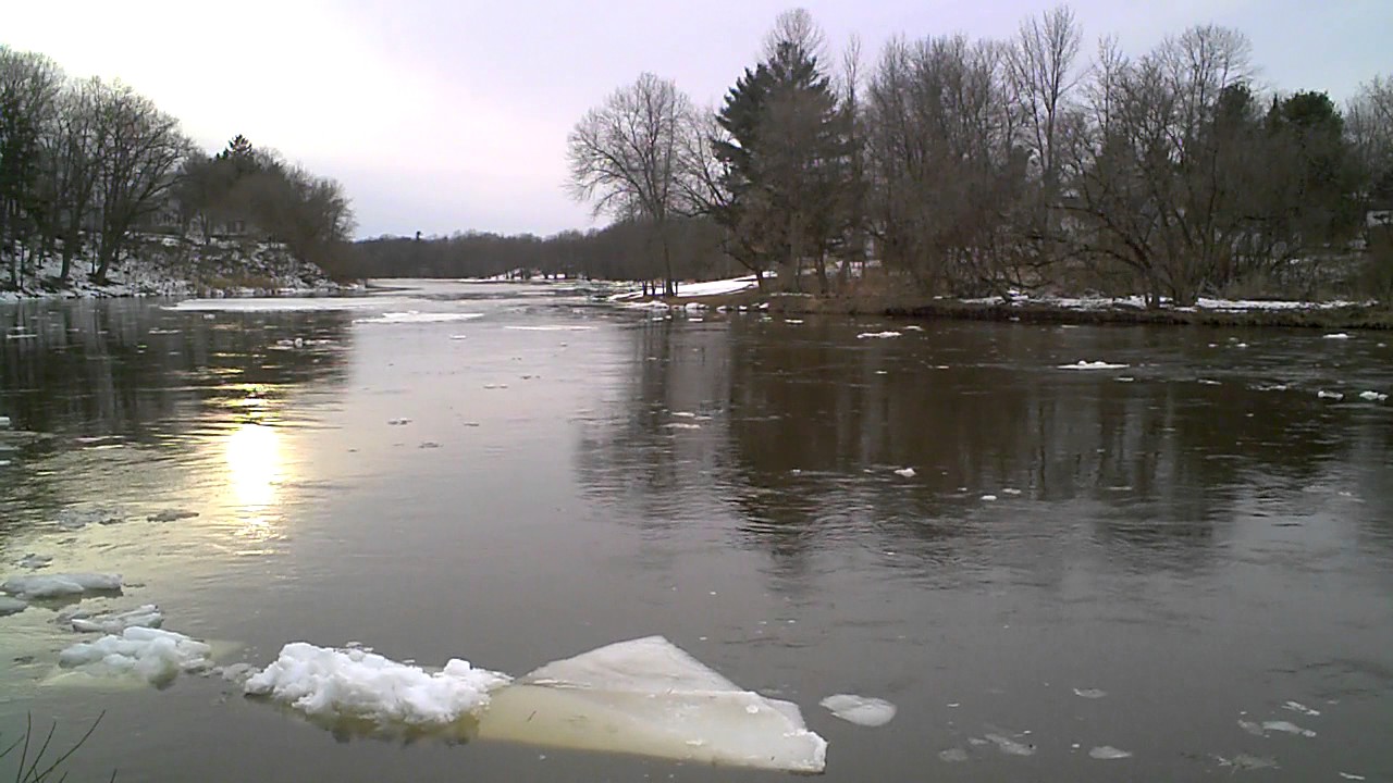 River Ice Spring Thaw - YouTube