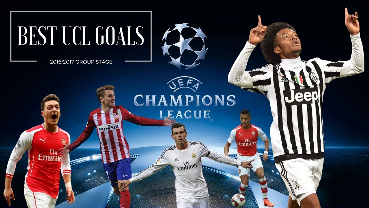 TOP 5 UCL GROUP STAGE GOALS 2017 - YouTube