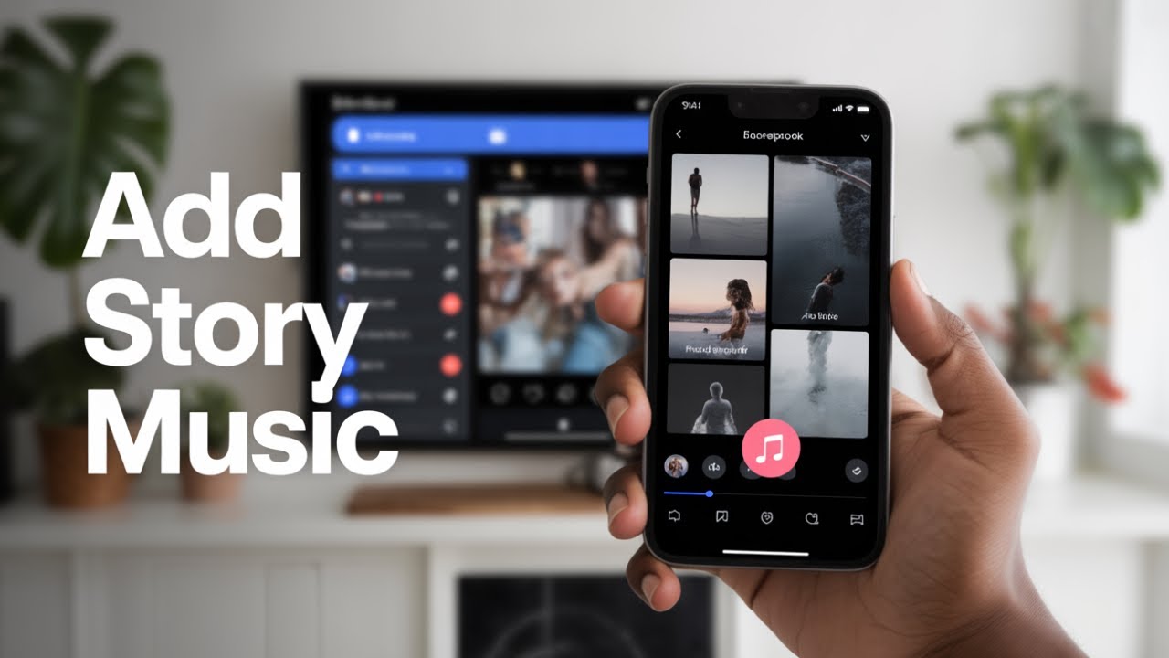 How to Add Music to Facebook Story with Multiple Photos - Step By Step ...