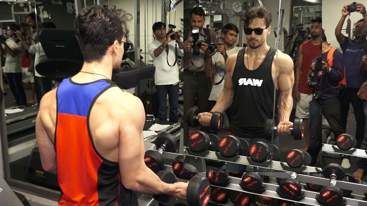 Tiger Shroff Gym Workout Bodybuidling Routine For WAR Movie - YouTube