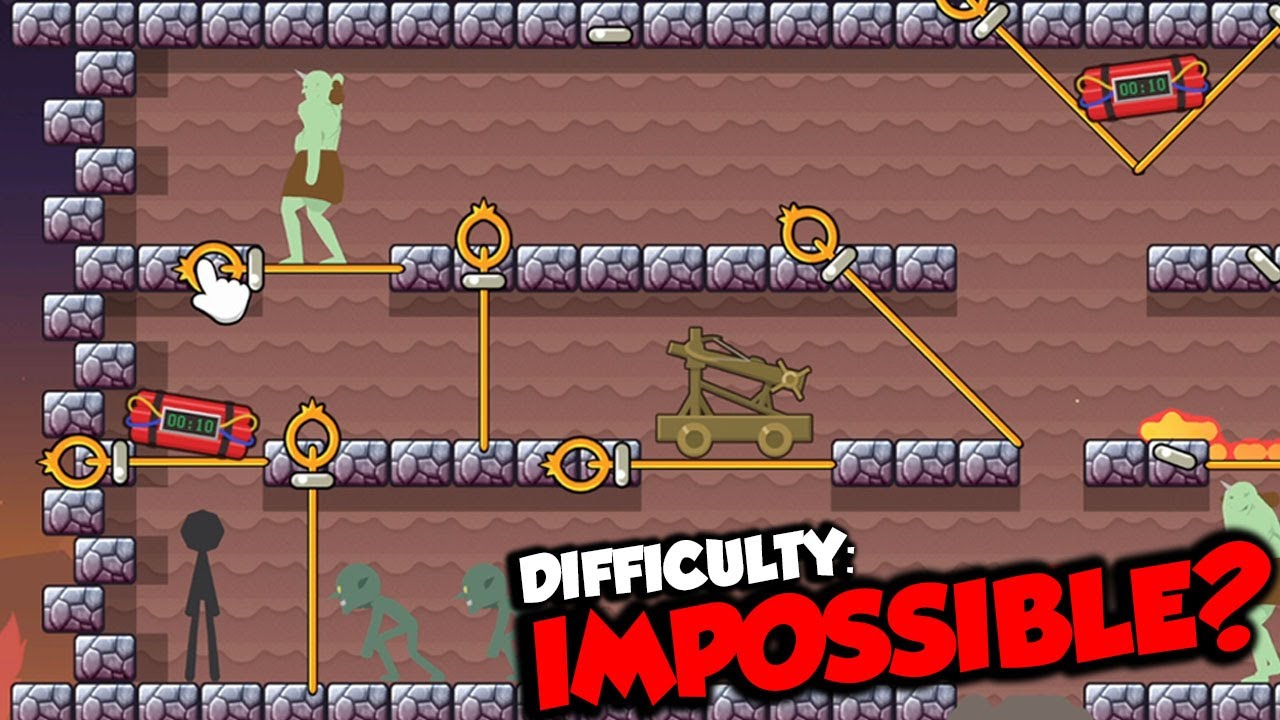 Playing The Hardest Difficulty of Those Fake Mobile Games so you never ...