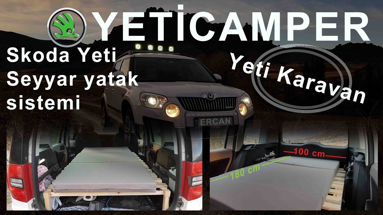 Yeti'yi yatağa dönüştürdük Türkiyede ilk ve tek , Yeticamper - YouTube