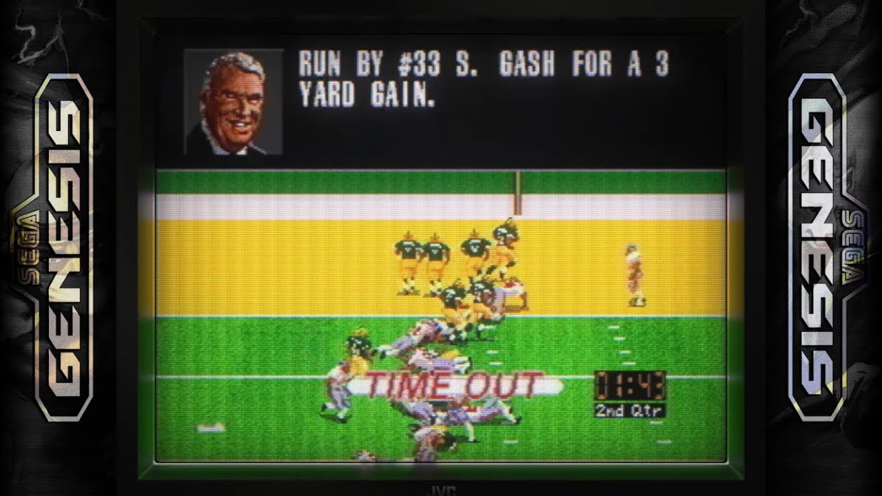 Madden 98 (Sega Genesis / Retroarch) - Zombs Mega Bezel - YouTube