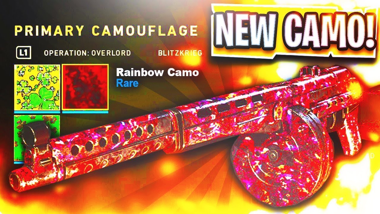 1 secret camo you didnt know about in cod ww2... - YouTube