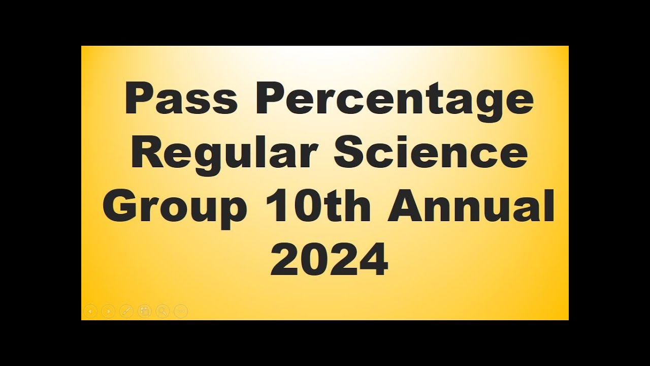 Pass % Regular Science Group 10th | Rawalpindi - YouTube