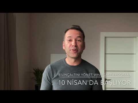 Bilinçaltını Yönet Whatsapp Grubu -10 Nisan Tanıtımı