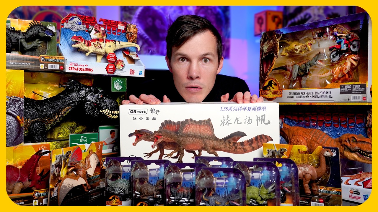 SUPER COLOSSAL DINOSAUR TOY BOX | Indoraptor, Spinosaurus ...