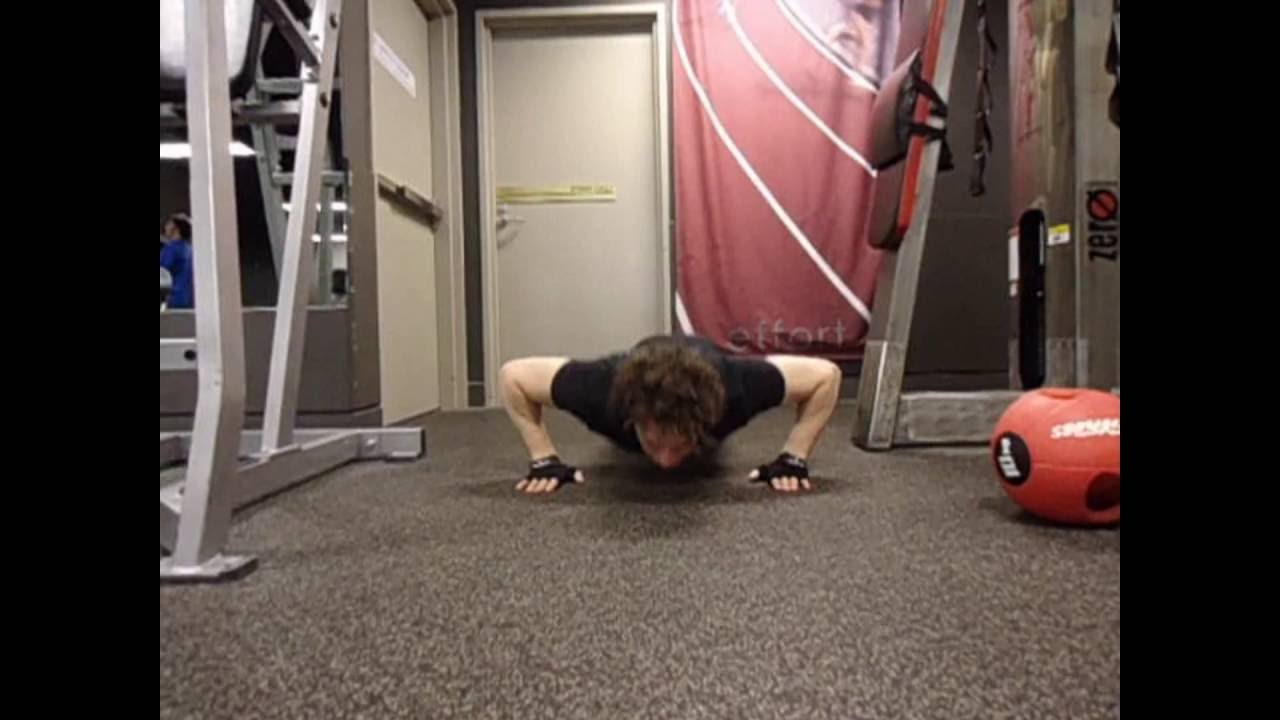 CLAPPING PUSH UPS (for bigger chest) strength workout # 8 - YouTube