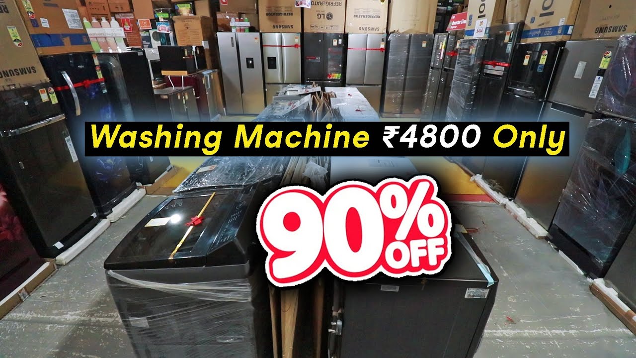 Cheapest Branded Electronics Warehouse || Washing Machine Starting ...