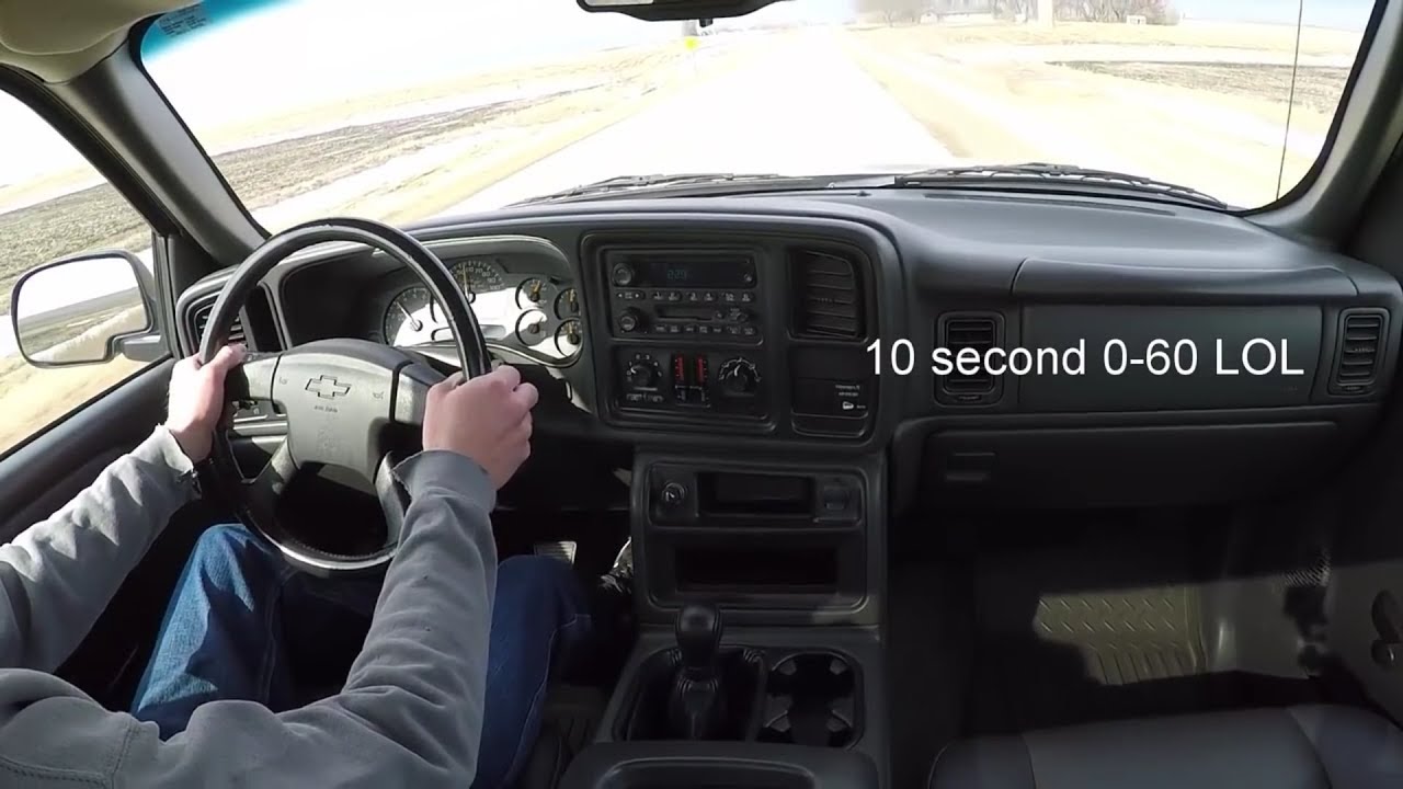 4.8 5 Speed Silverado 0-60 Runs, Baby Burnout, Pulls - Remote Console ...