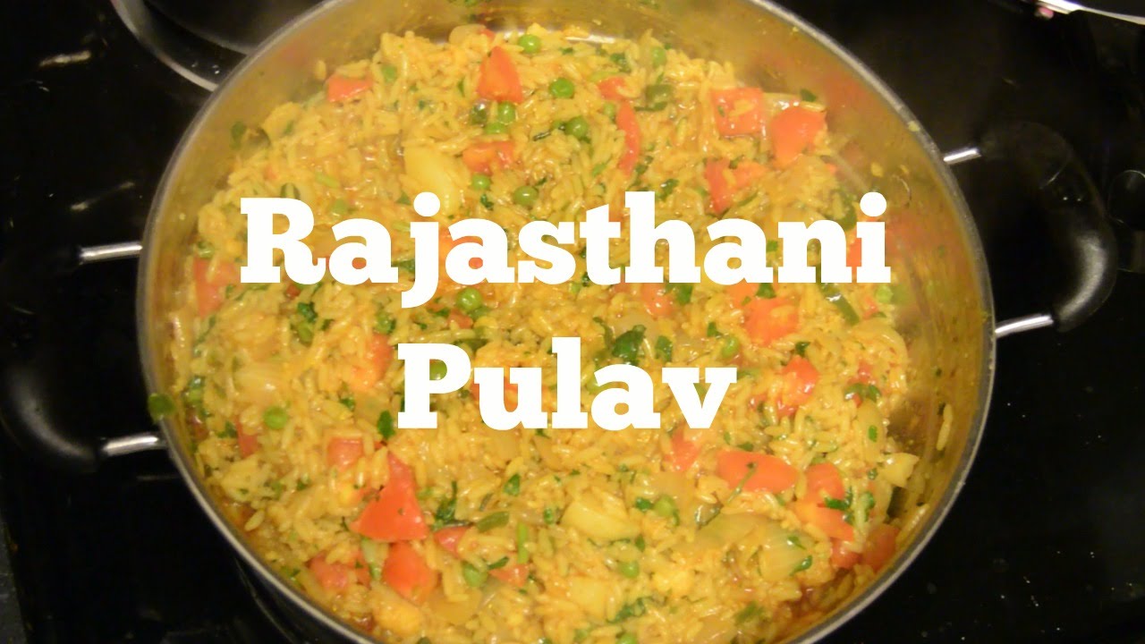 Rajasthani Pulav Recipe | Vinita's 5-Star Kitchen - YouTube