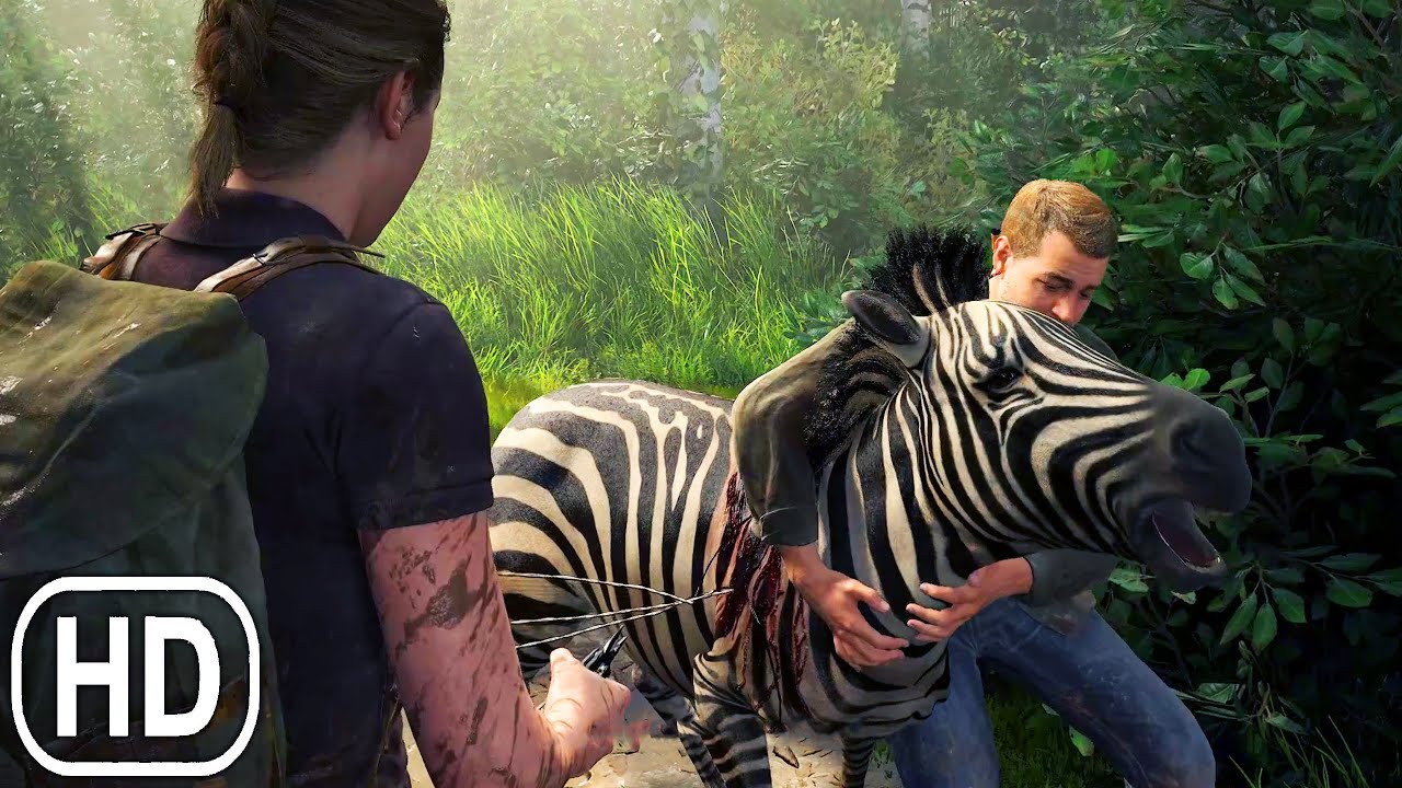 The Last of Us Part 2 - Abby And Her Father Help Zebra - YouTube