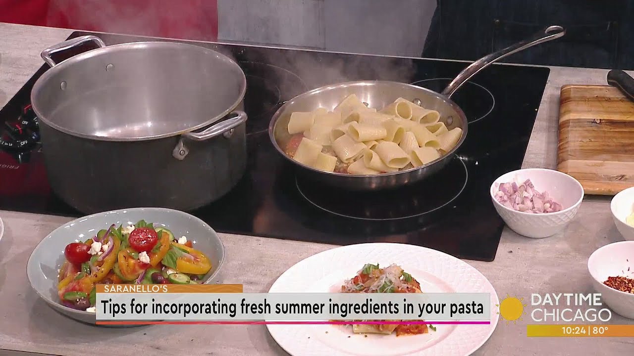 Tips for incorporating fresh summer ingredients in your pasta - YouTube