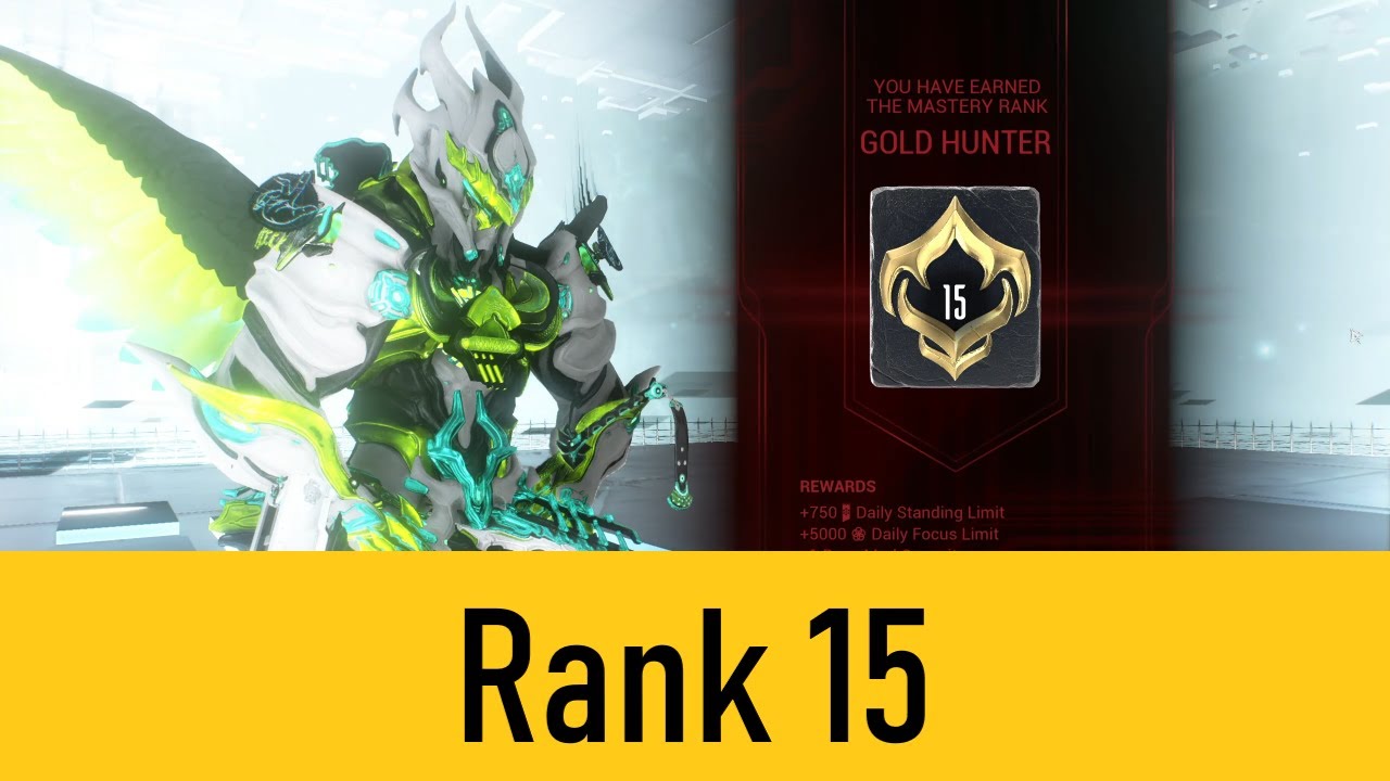 Warframe | Mastery Rank 15 Test - YouTube