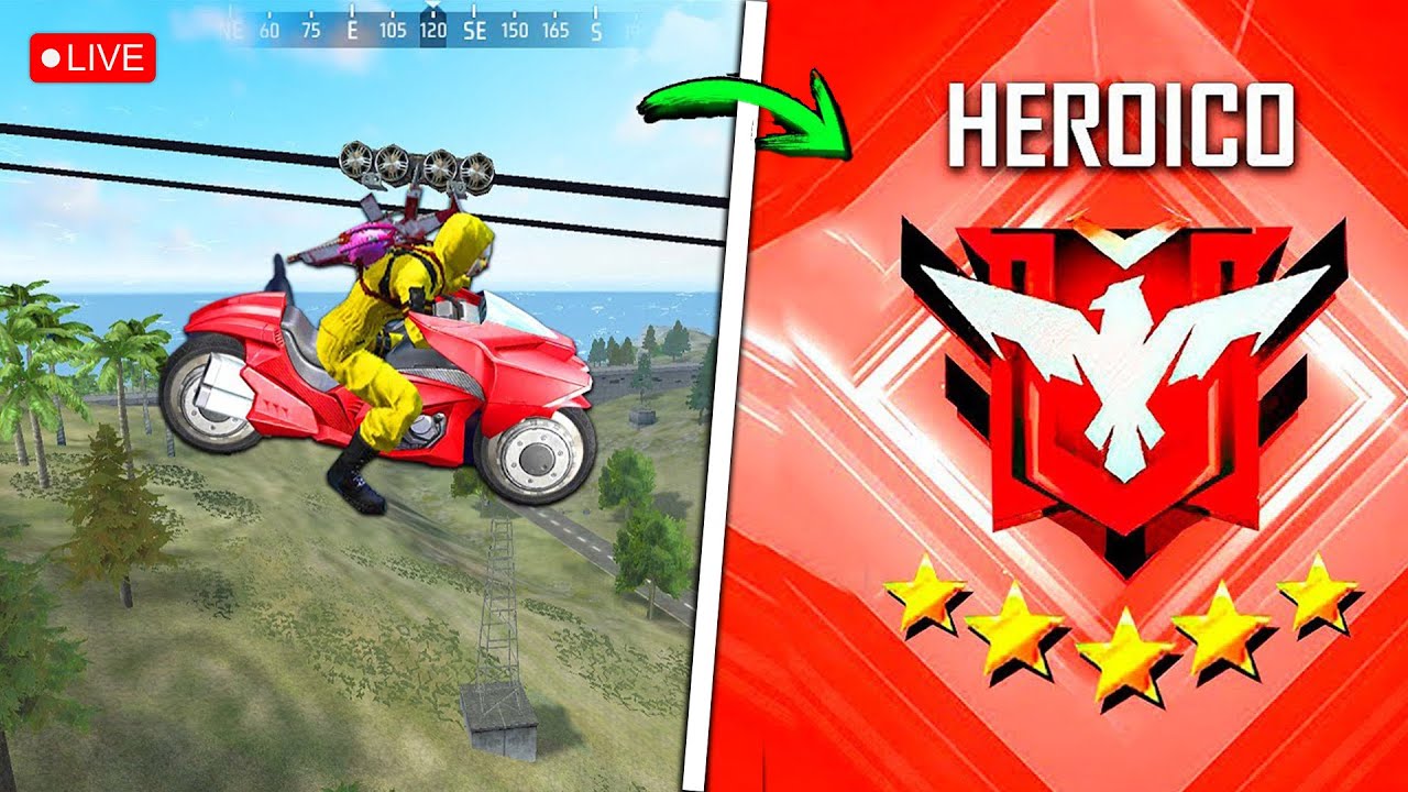 DIA 4 SUBIENDO A HEROICO ELITE 😈🔥 FREE FIRE - YouTube