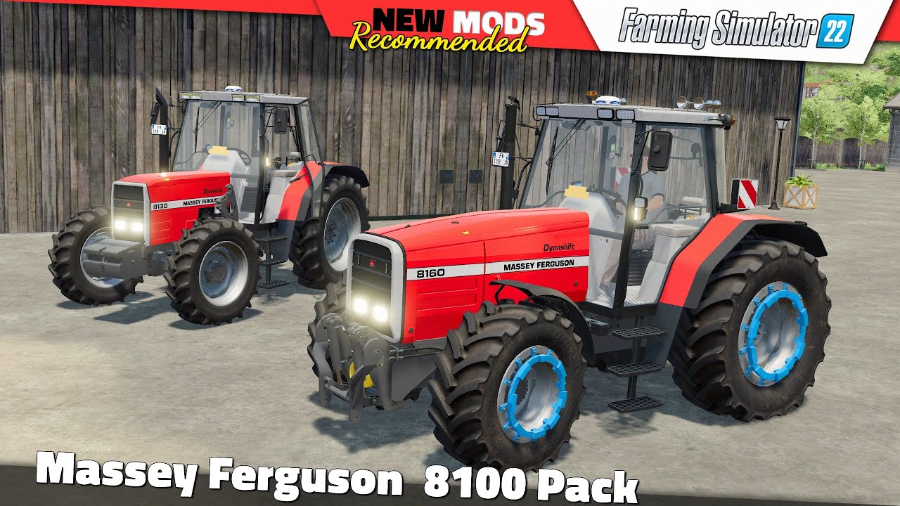 FS22 | Massey Ferguson 8100 Pack - Farming Simulator 22 New Mods Review ...