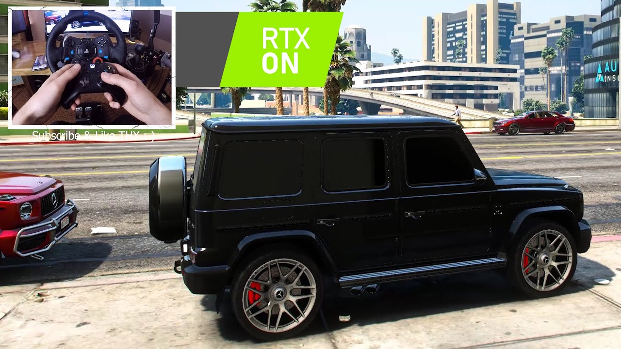 2019 Mercedes Benz G63 - GTA V | Logitech G29 🔥 Reshade RTX + Graphic ...