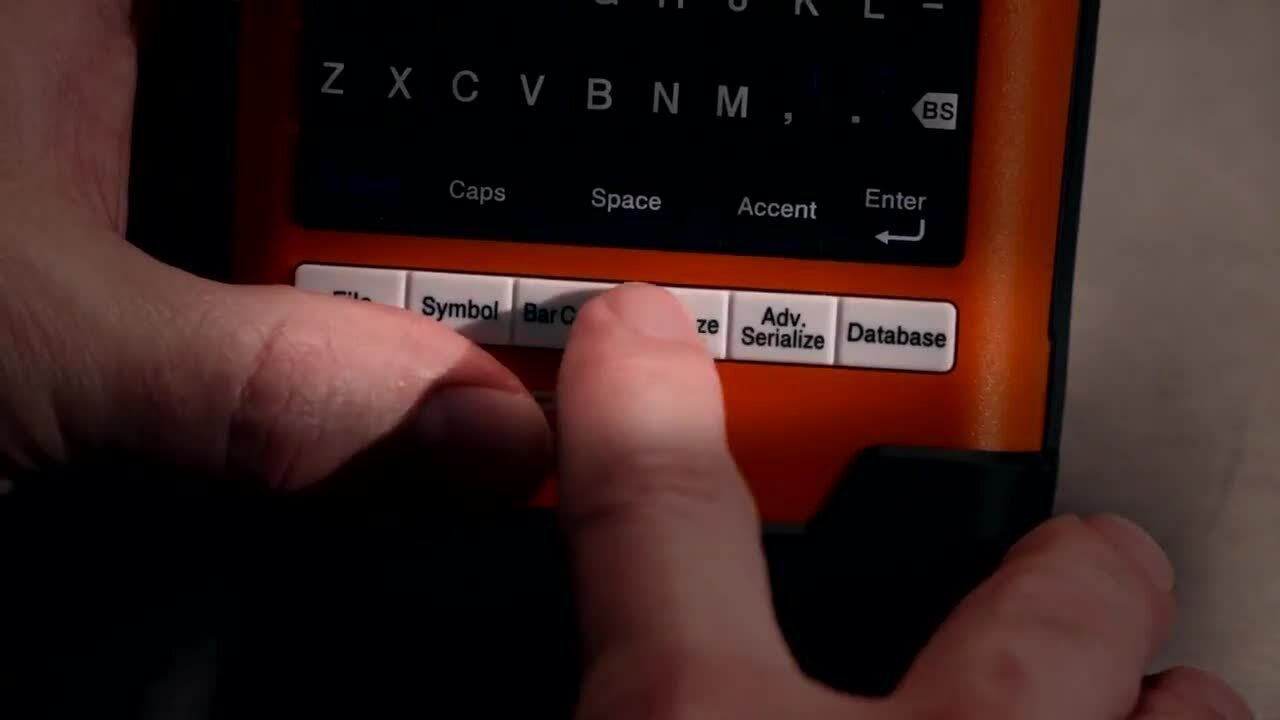 Brother PT-E500 Handheld Industrial Labeler - YouTube