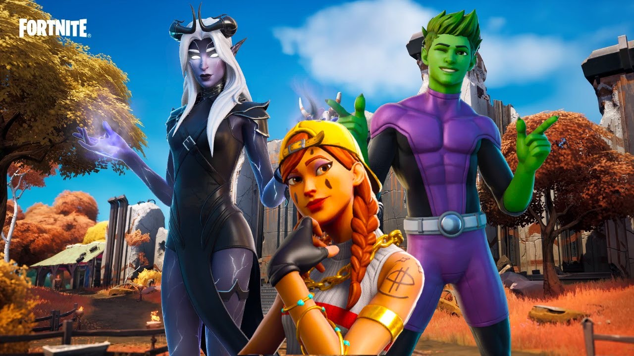 *NEW* FORTNITE RANDOM SKINS CHALLENGE - FORTNITE CHAPTER 2 SEASON 6 ...