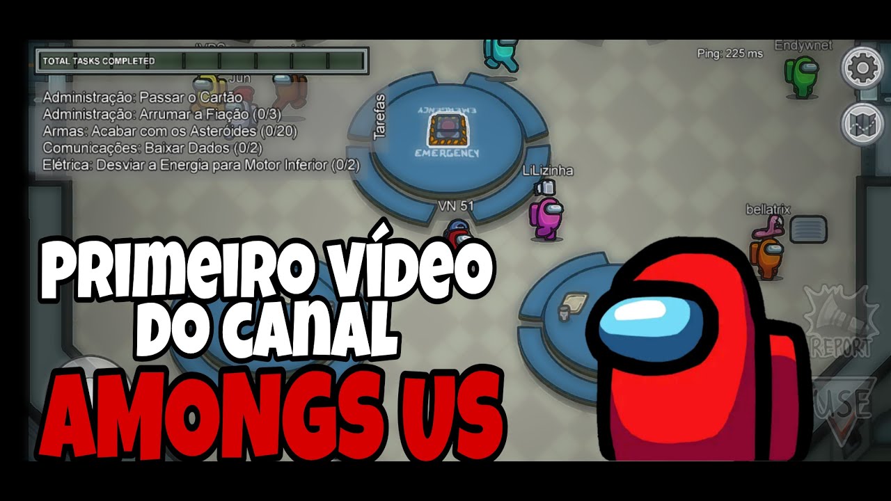 Primeiro vídeo do canal! Amongs us - YouTube
