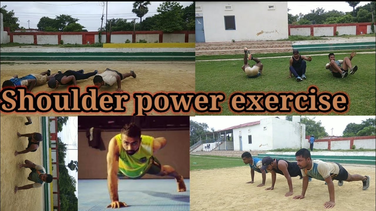 shoulder power exercise | types of push ups| basic Kabaddi shoulder ...