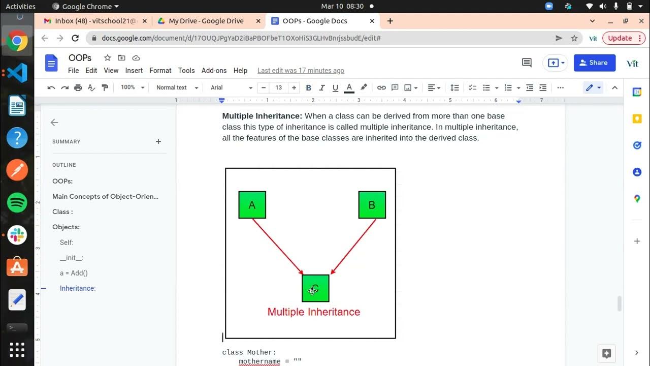 VITechTalks || Python-Batch-2 || Inheritance - YouTube