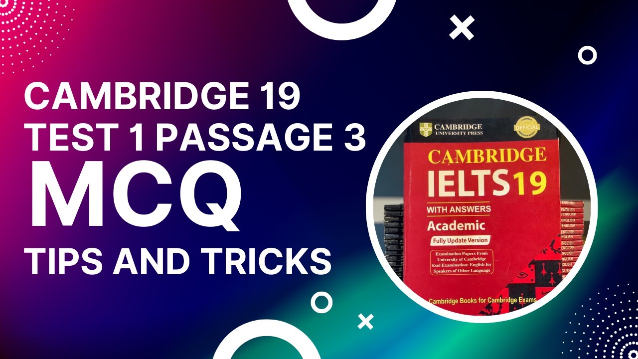 Cambridge 19 test 1 passage 3 Gap MCQ question 27 -30 solving | Easy ...