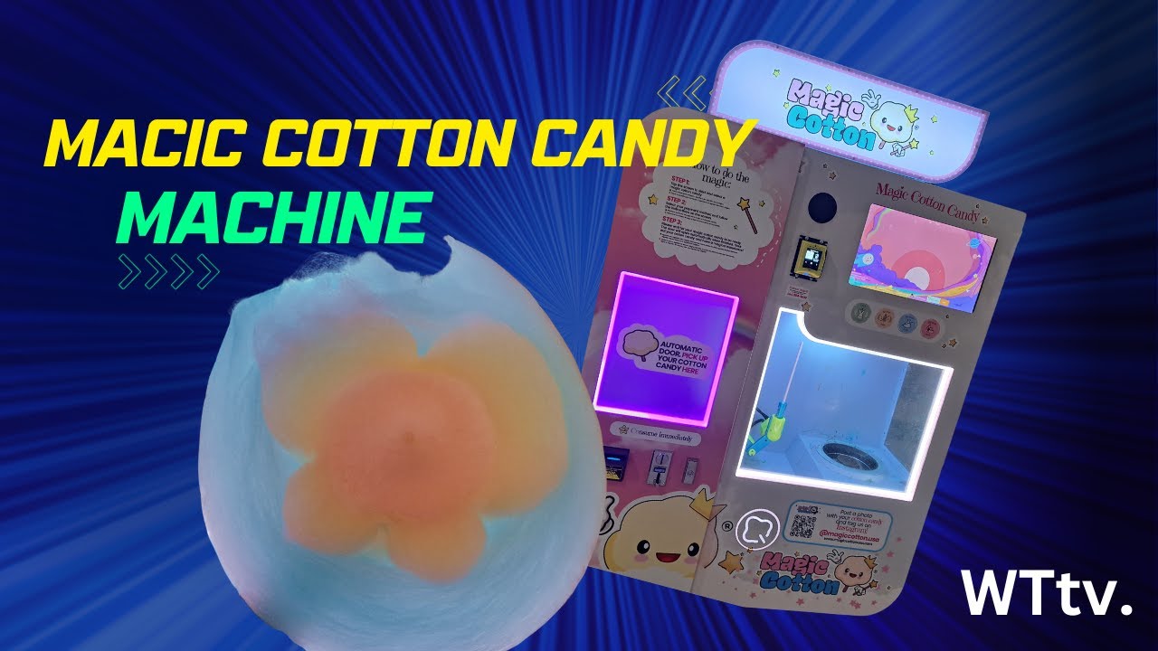 Magic Cotton Candy Machine Review!!! - YouTube