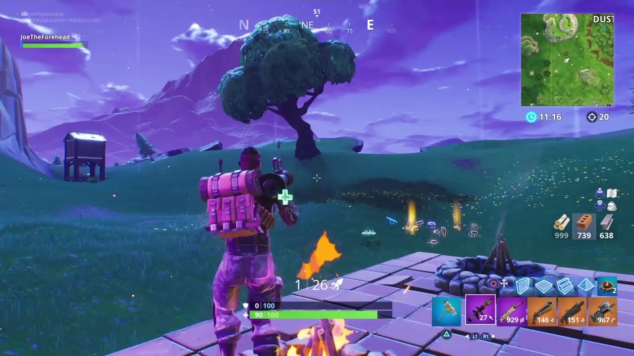 Fortnite 1v1 With PC Player: Best bits - YouTube