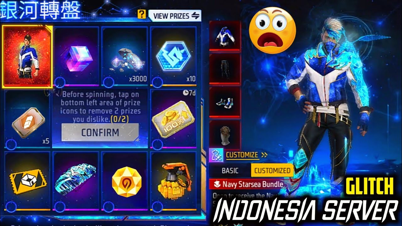 NEW EVO BUNDLE FREE FIRE INDONESIA SERVER | FREE FIRE NEW GLITCH TODAY ...