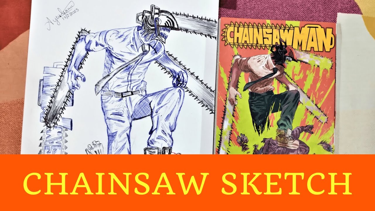 CHAINSAW MAN Sketch BY ME #chainsawman #denji - YouTube