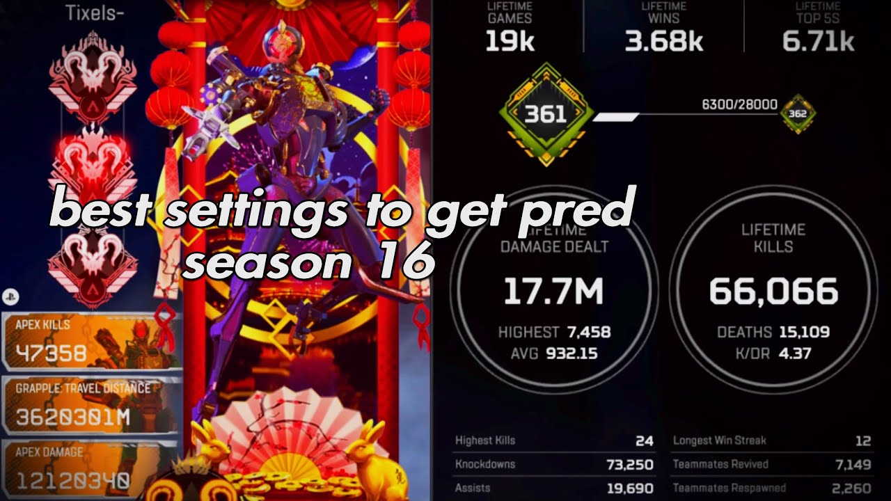 Best Settings To Try If You Want To Climb Ranked (APEX LEGENDS) - YouTube