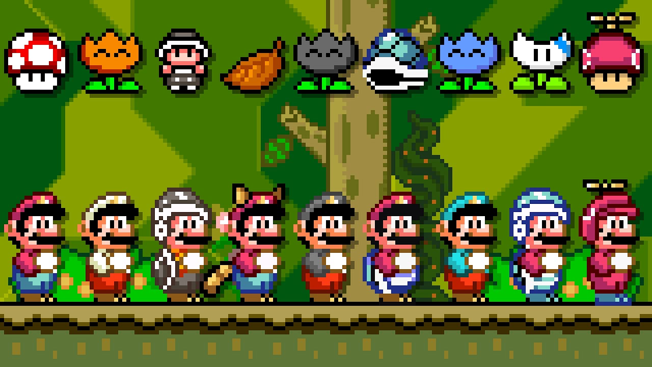 Super Mario World Studio - All Power-Ups. ᴴᴰ - YouTube