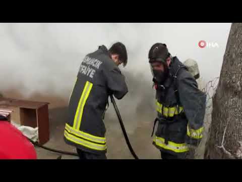 APARTMANDA YANGIN PANİĞİ!