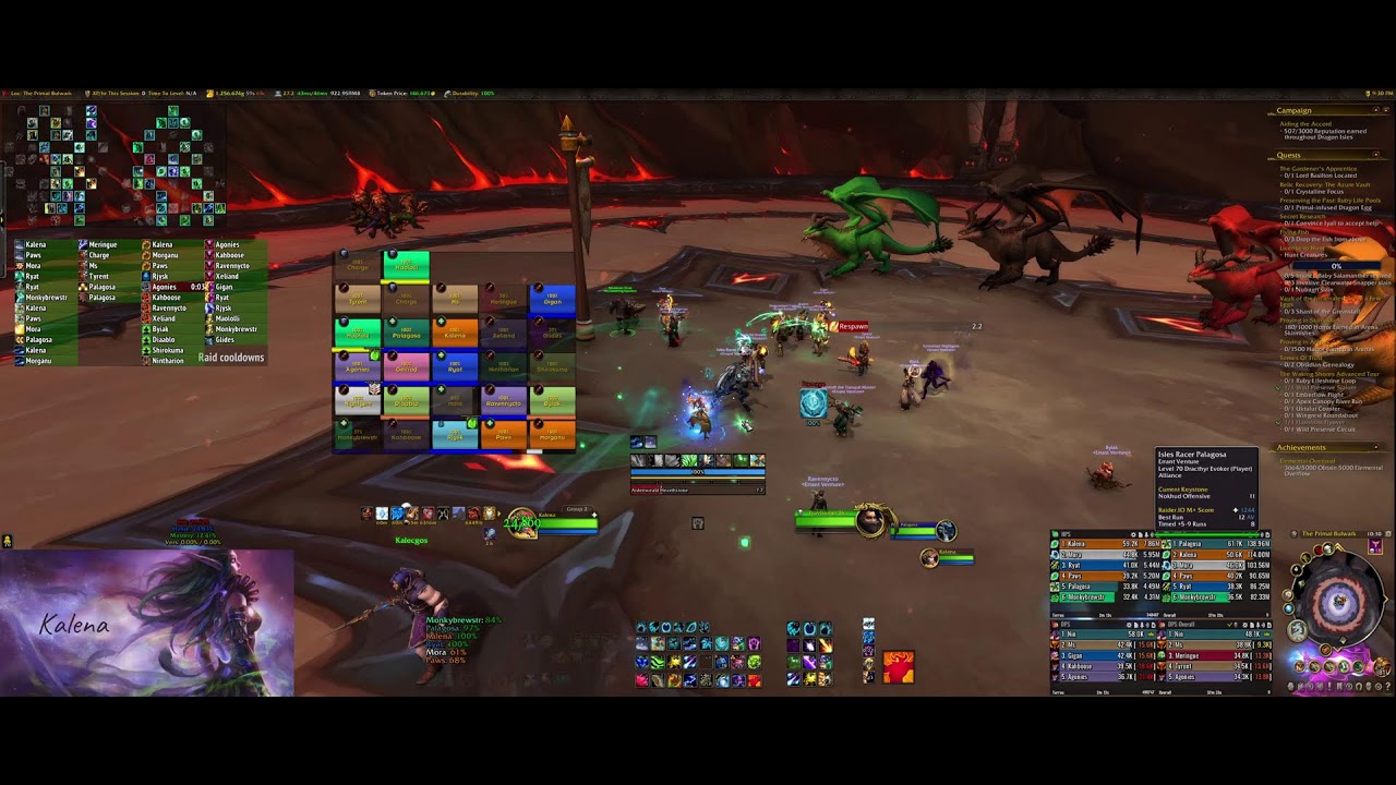 Dragonflight Vault of the Incarnates - Razageth - 1/5/23 - Resto Druid ...