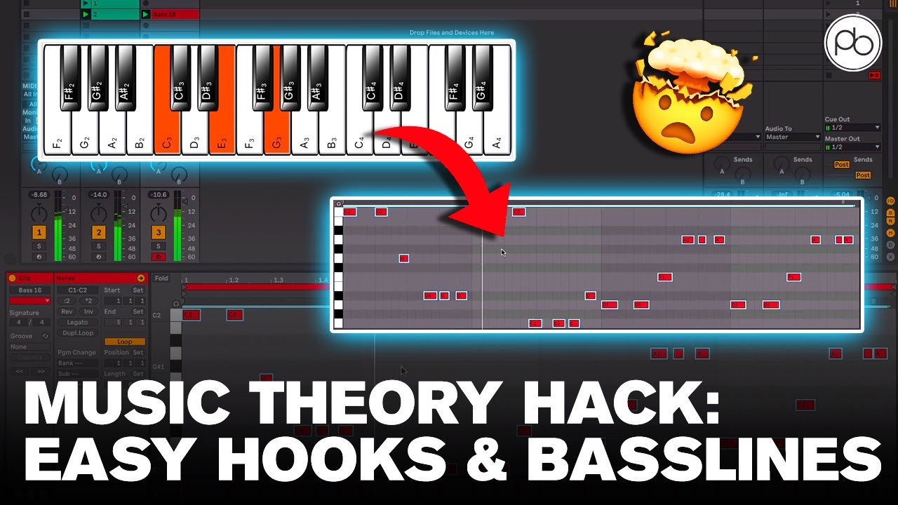 Music Theory Hacks: Easy Hooks and Melodies With Broken Chords and ...