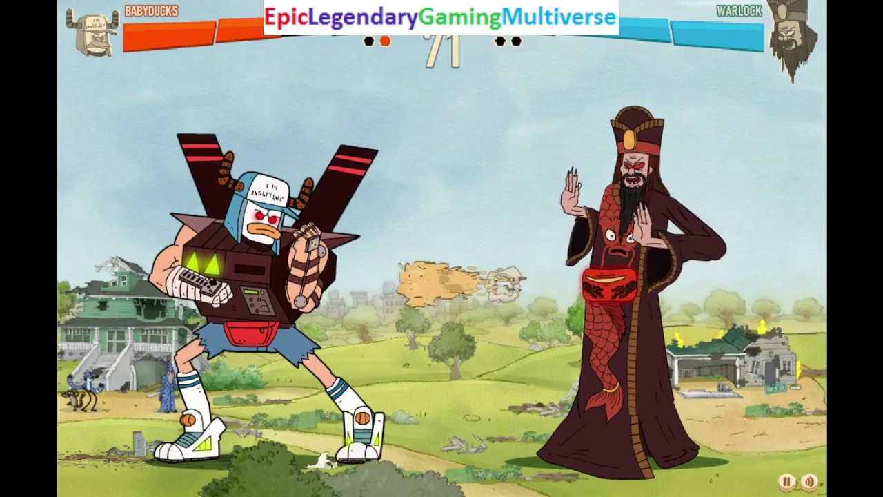 Regular Show Battle of the Behemoths Matches / Battles / Fights Of Baby ...