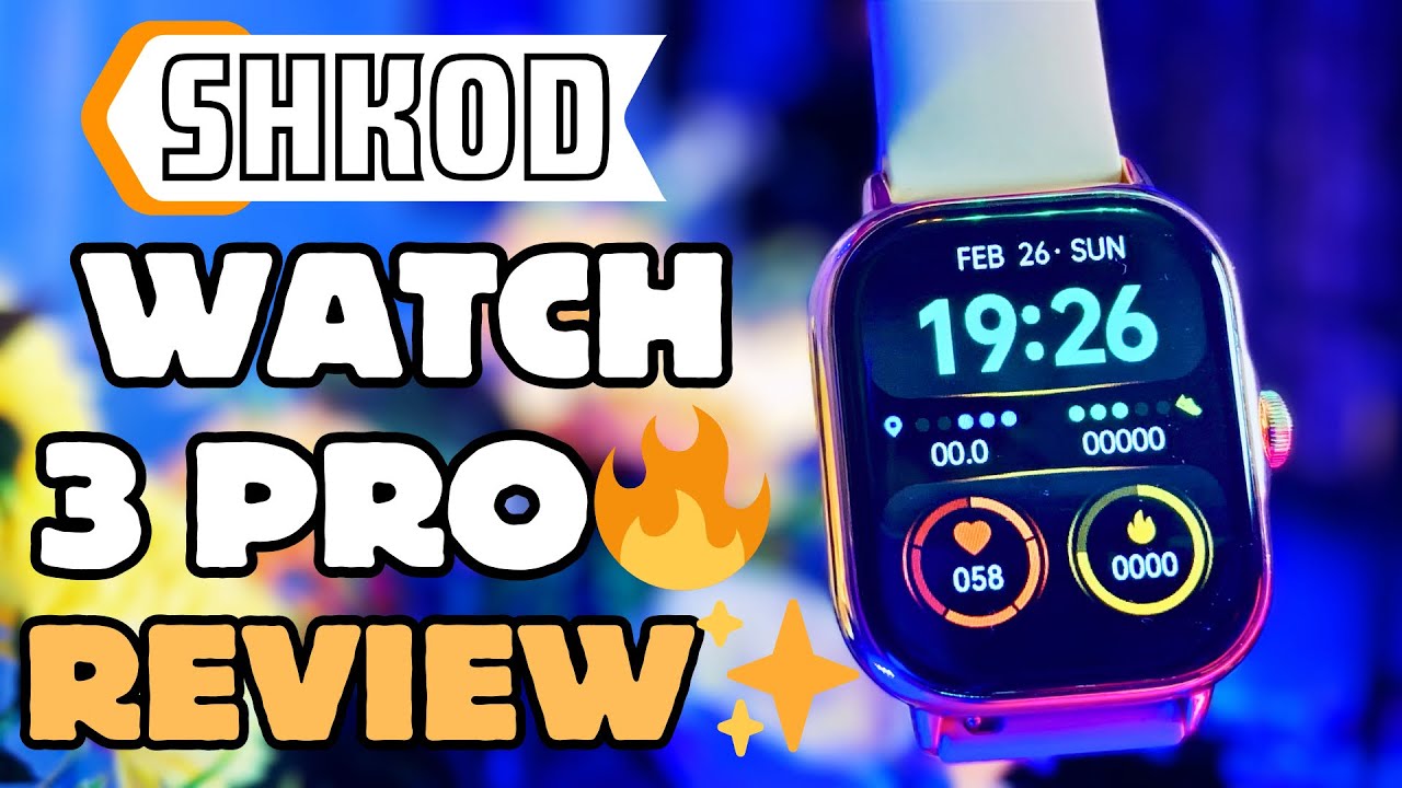 SHKOD Watch 3 Pro Unboxing and Review 🔥 - YouTube