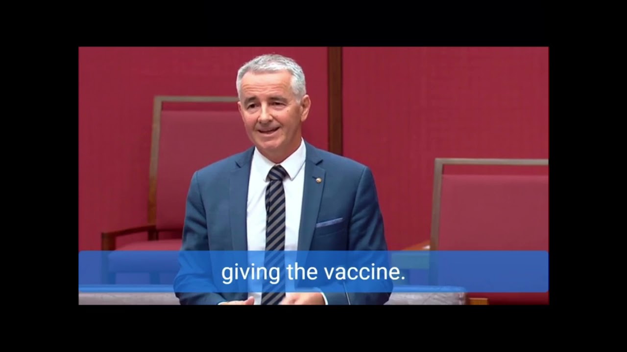 SENATOR GERARD RENNICK ANTI MANDATE BILL POLICY - YouTube