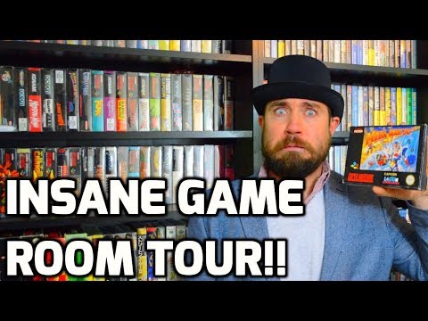 Insane Game Room Tour! - Over A Dozen Games! - Sega, Atari, Nintendo ...