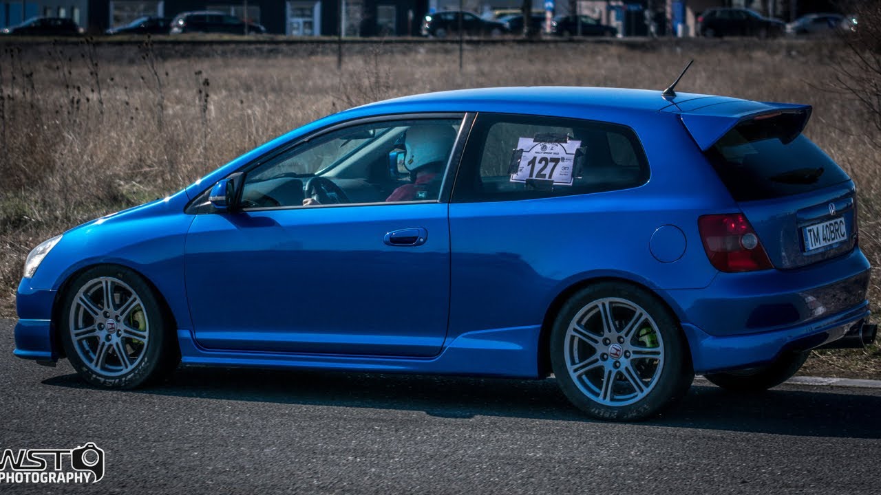Honda Civic Type R Ep3 Vivid Blue - Time attack Vik Arad 2022 - Driver ...