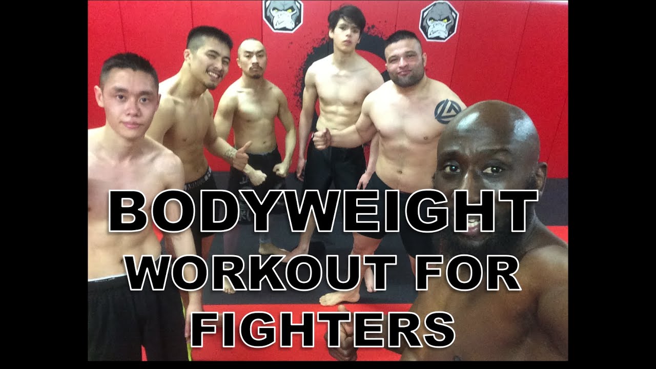 Bodyweight Workout for Fighters - YouTube