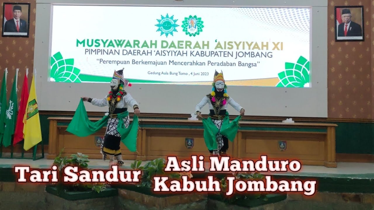 Tari Sandur Khas Manduro Kabuh Memeriahkan Musyda 'Aisyiyah XI Jombang ...