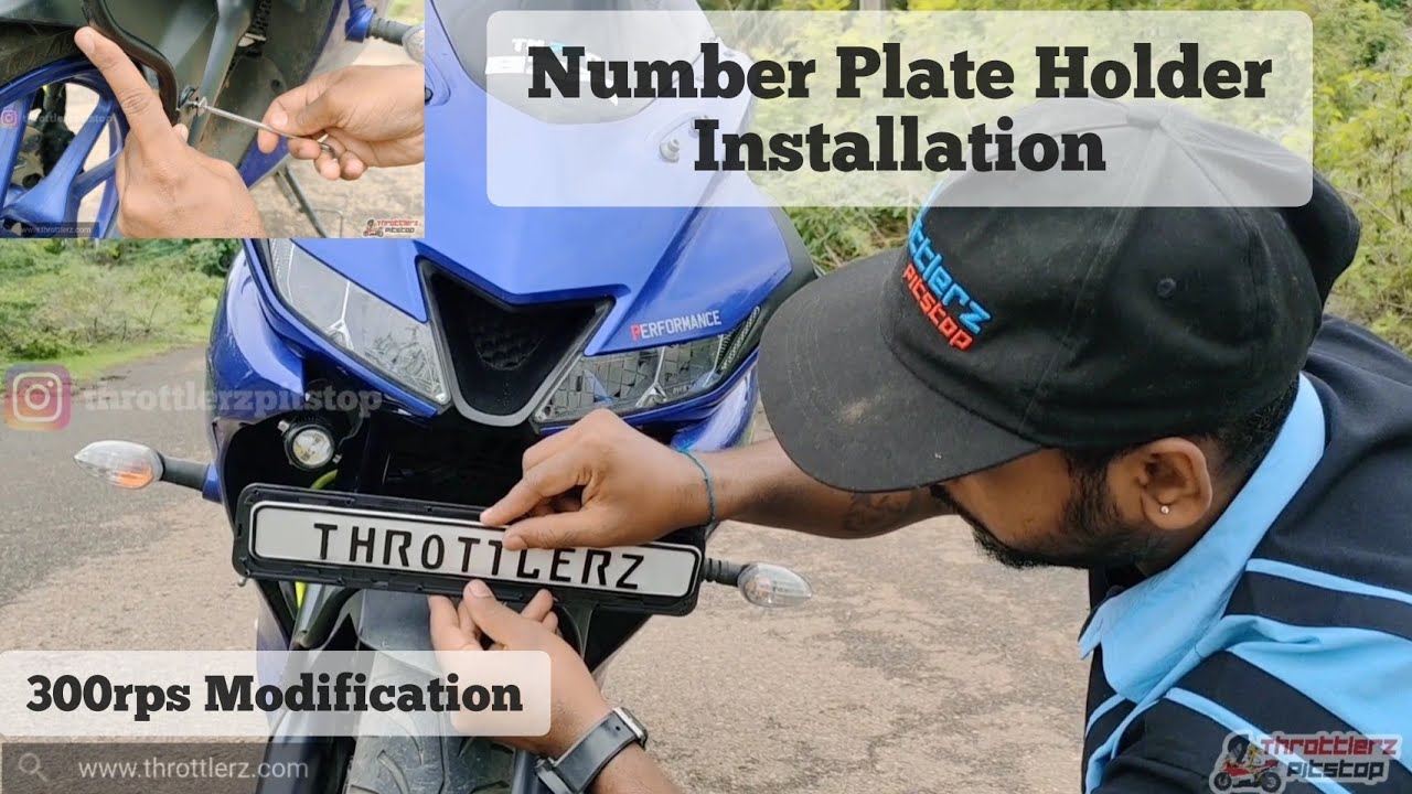 Number plate Holder Installation ! V3 🔥🔥 - YouTube