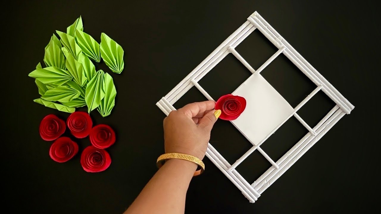 Beautiful and Easy Paper Wall Hanging / Paper Craft For Home Decoration ...