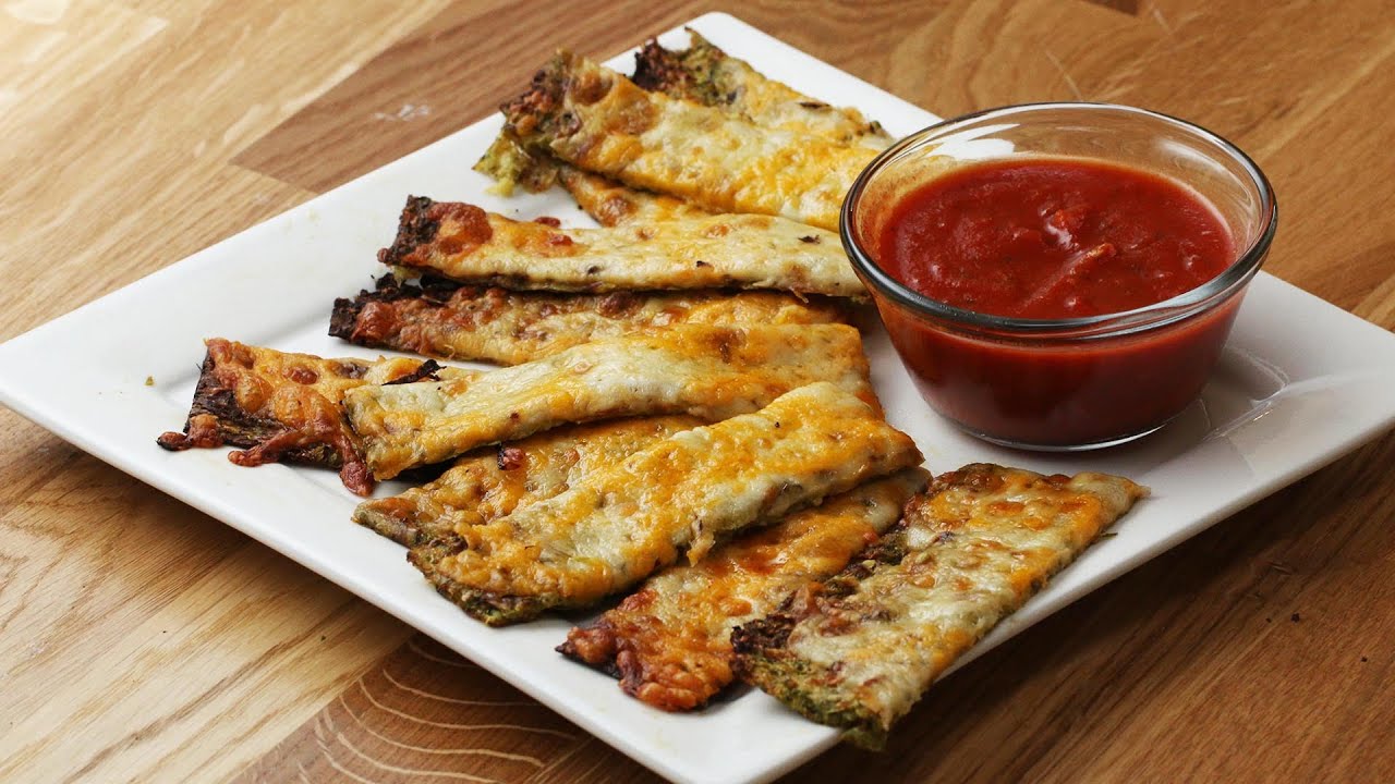 Cheesy Zucchini Sticks - YouTube